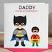 Superhero Dad Card, Superhero Fathers Day Card, Daddy Birthday Card ...