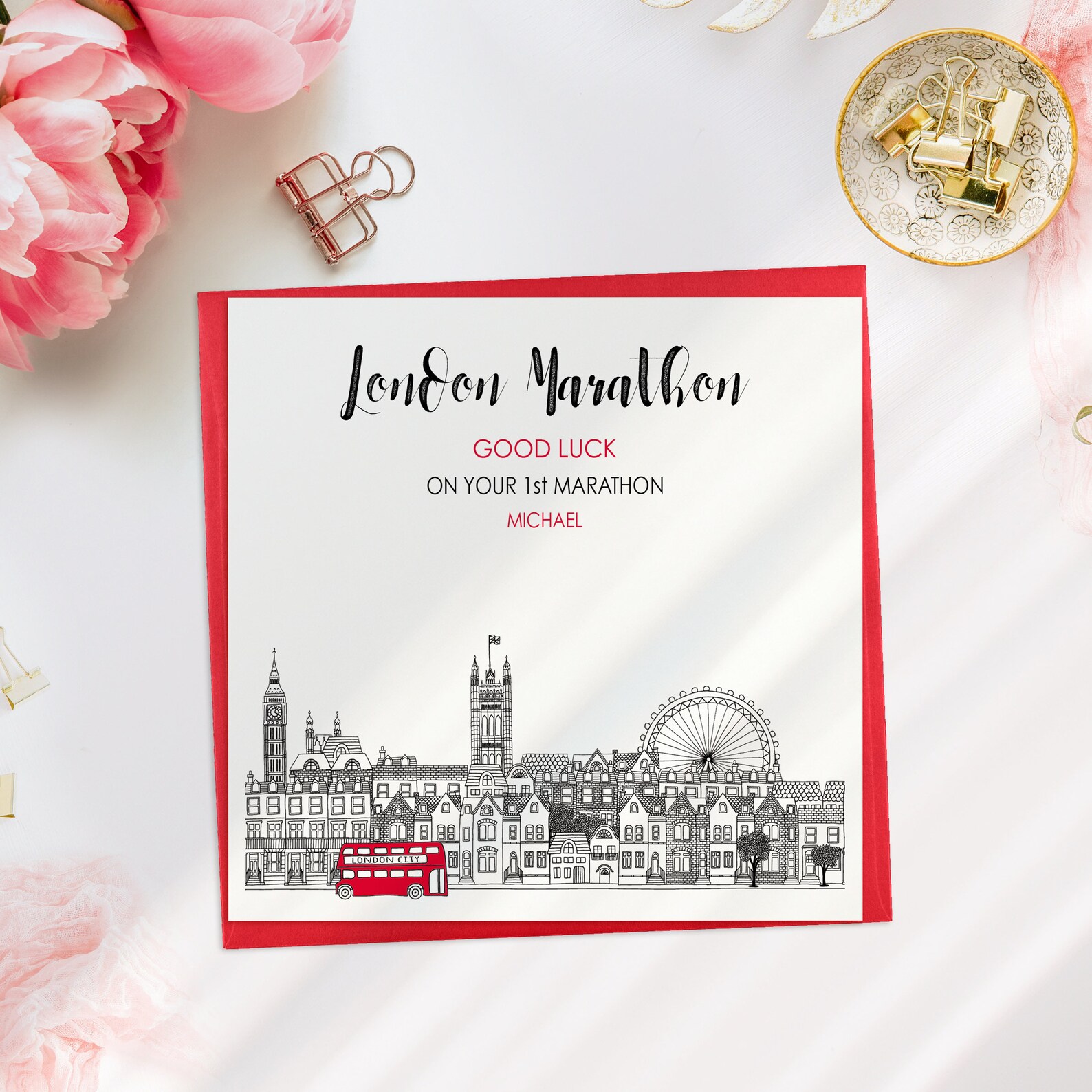 Personalised London Marathon Card Marathon Success Card - Etsy