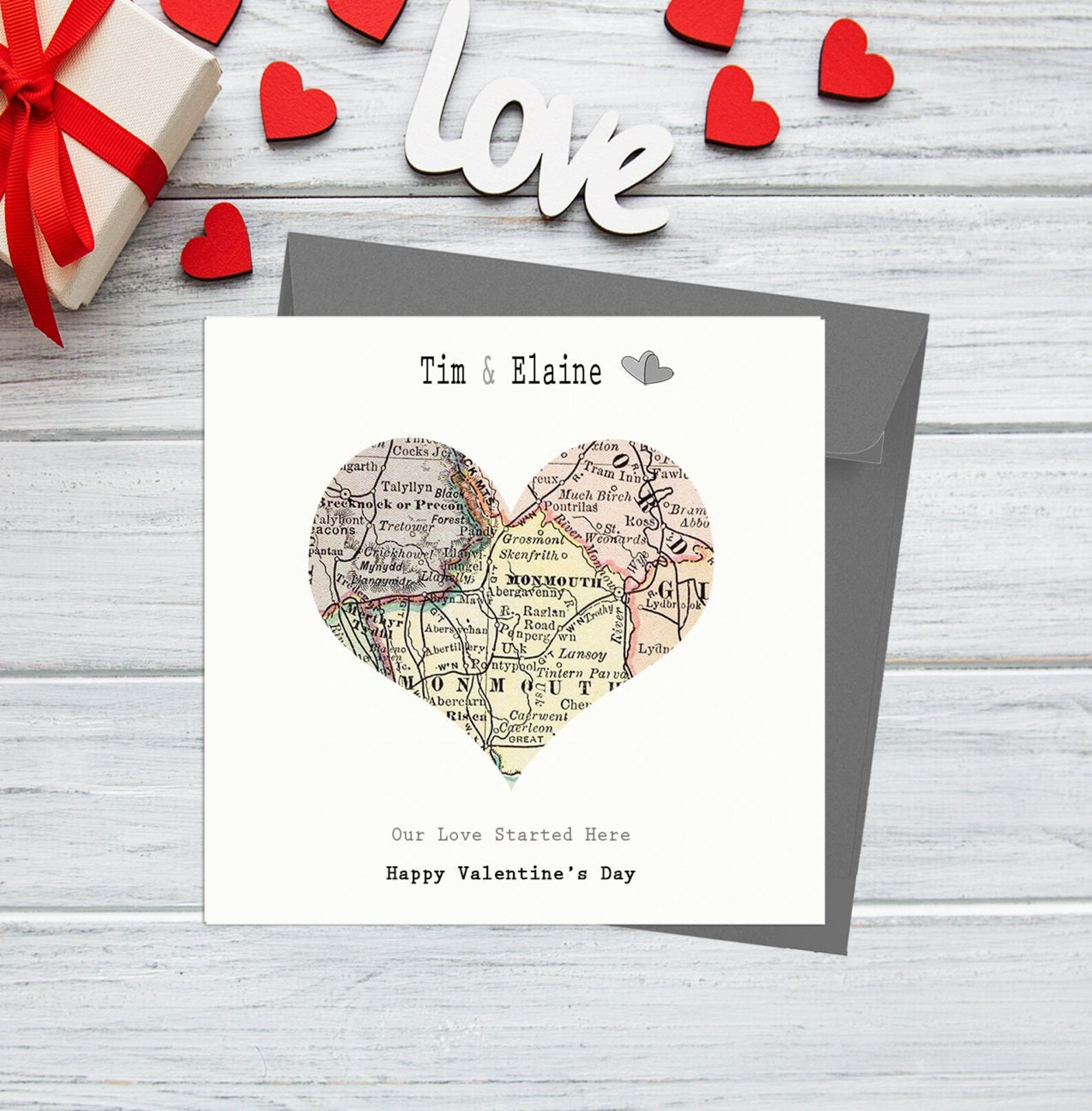 Special Location Map Card Personalised Anniversary Card - Etsy UK