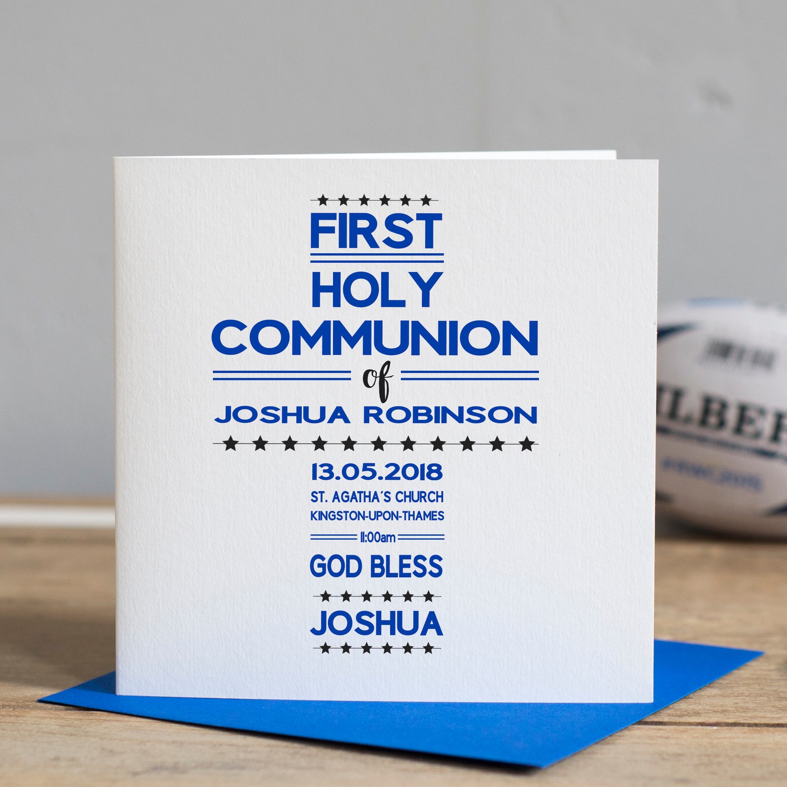 First Holy Communion Card Boys Communion Holy Communion - Etsy