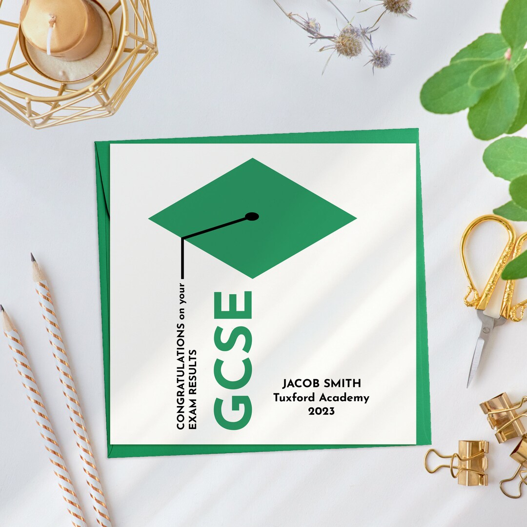 Congratulations GCSE Exam Card, Passed GCSE Exam, Exam Success Card ...