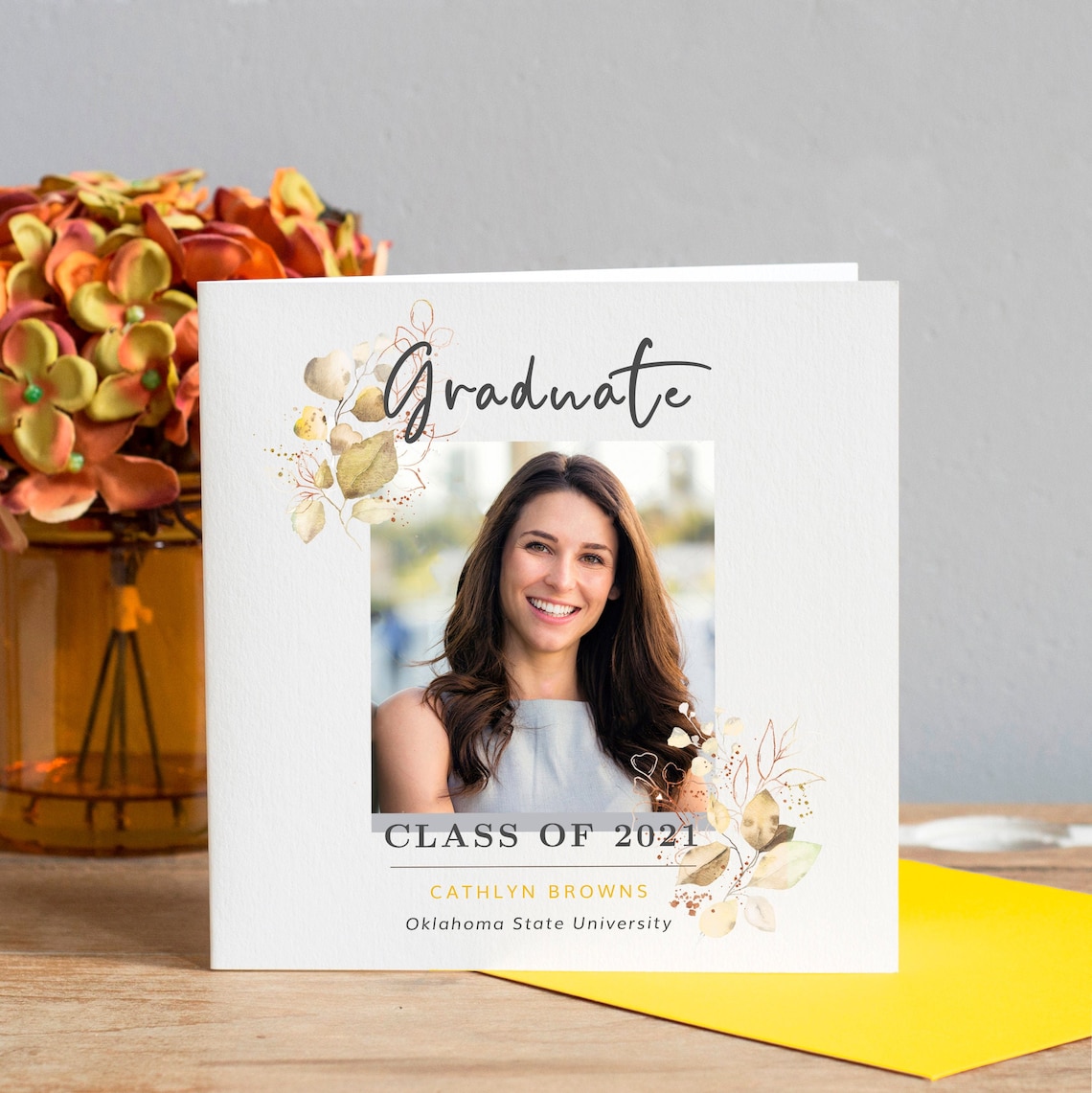 Personalised Graduation Card Graduation Photo Card - Etsy
