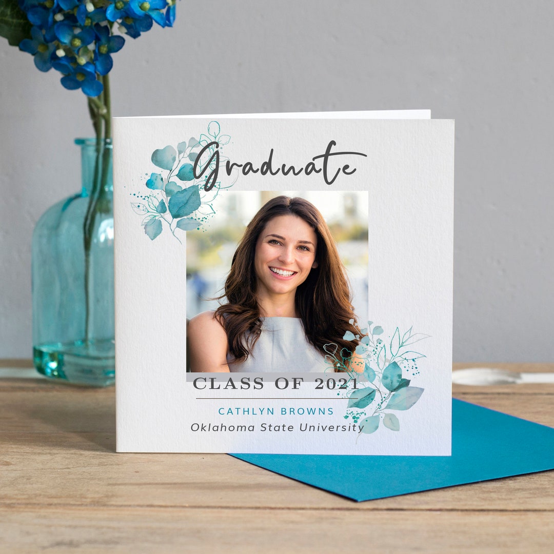 Personalised Graduation Card Graduation Photo Card - Etsy