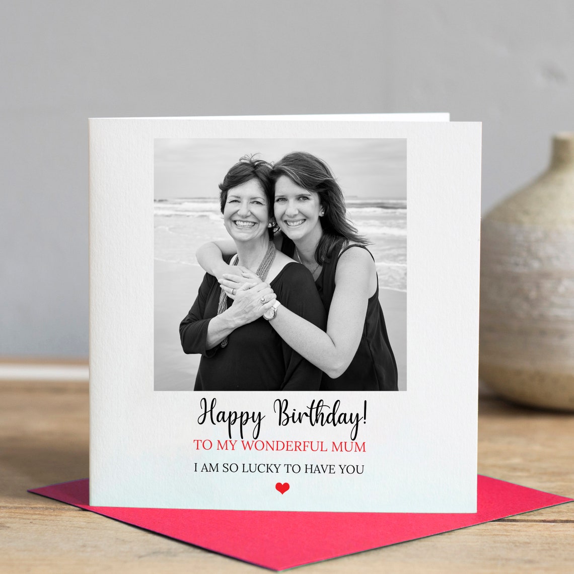 Personalised Mum Birthday Card Mum Photo Card Personalised - Etsy