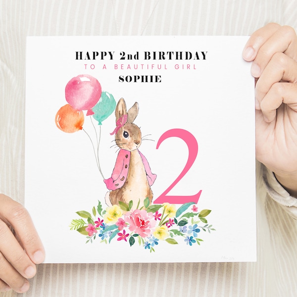 2nd Birthday Card - Etsy