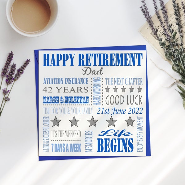 Dad Retirement - Etsy