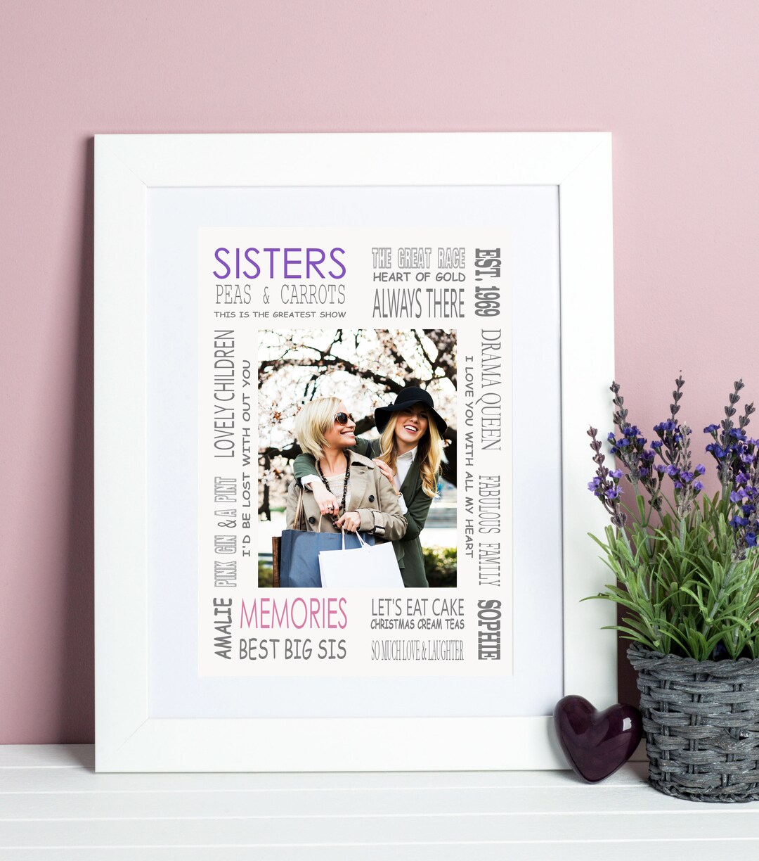 Sister Photo Gift, Present for Sister, Sister Christmas Gift ...