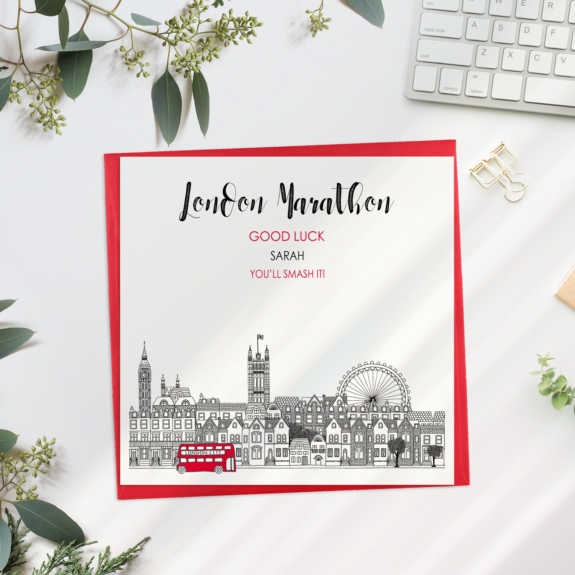 Personalised London Marathon Card Marathon Success Card - Etsy