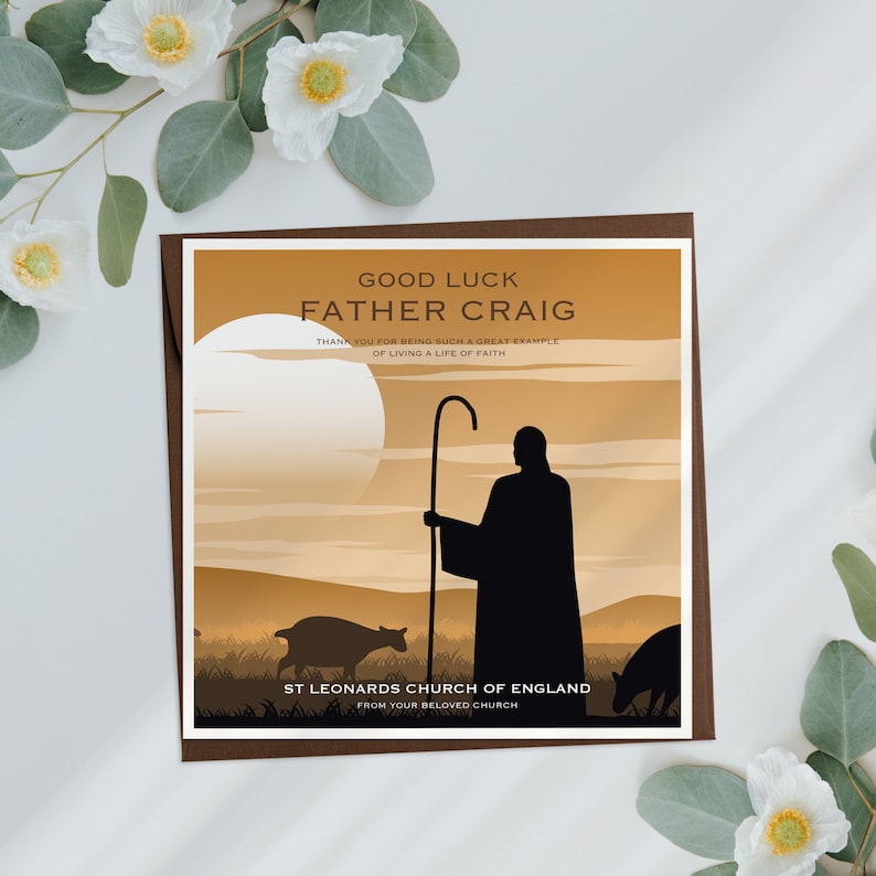 Thank You Priest Card Thank You Pastor Congratulations - Etsy