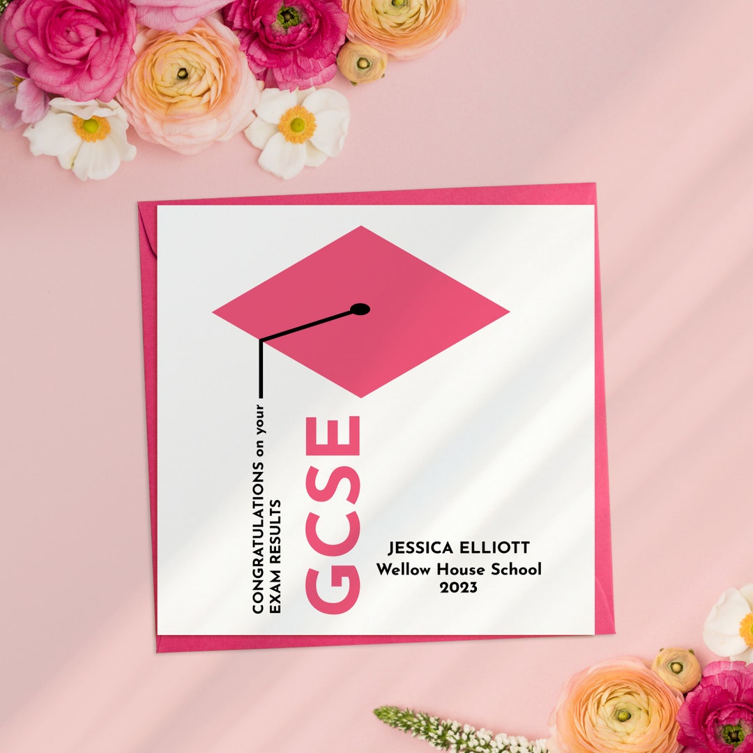 Congratulations GCSE Exam Card Passed GCSE Exam Exam Success - Etsy