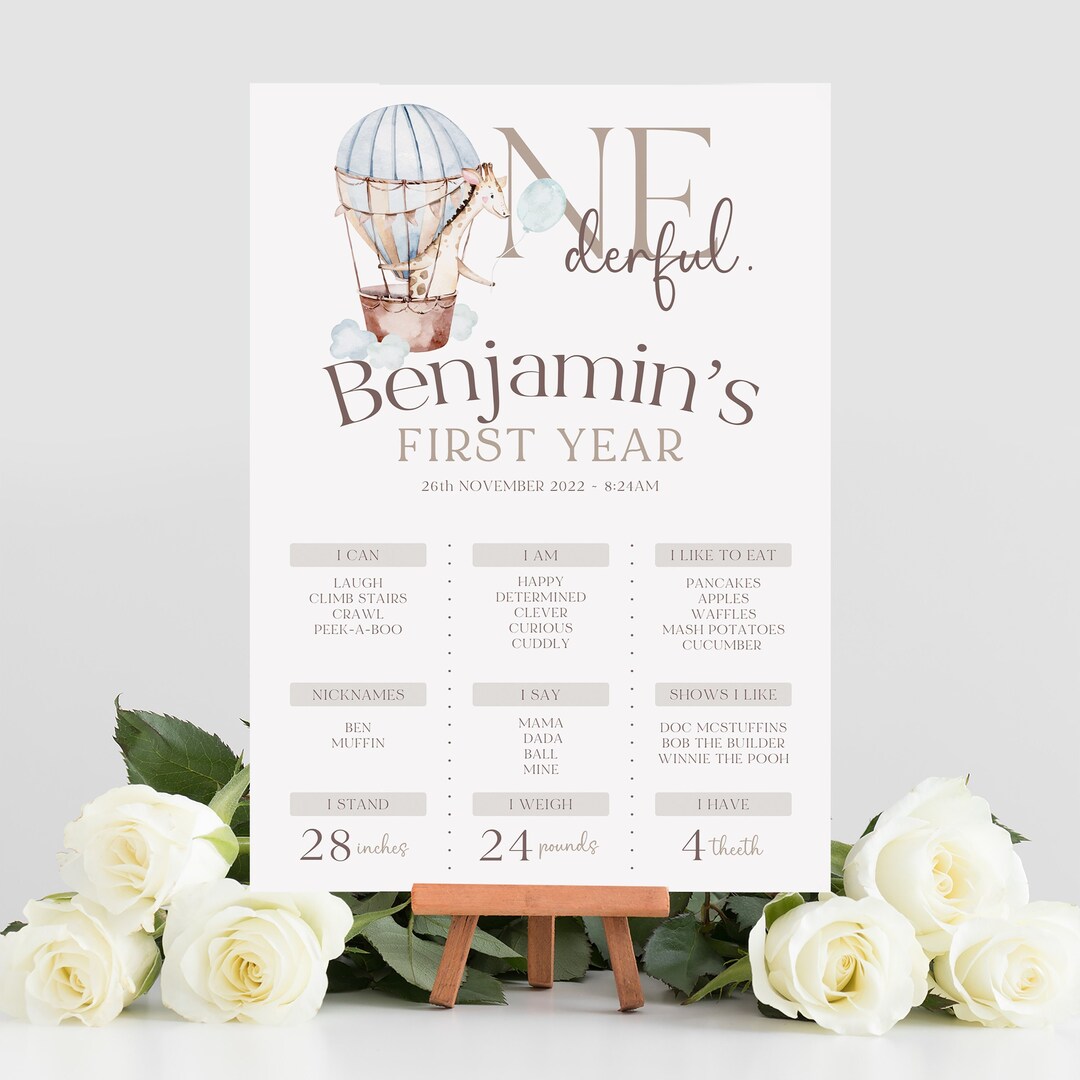 1st Birthday Party Welcome Sign Onederful 1st Birthday - Etsy