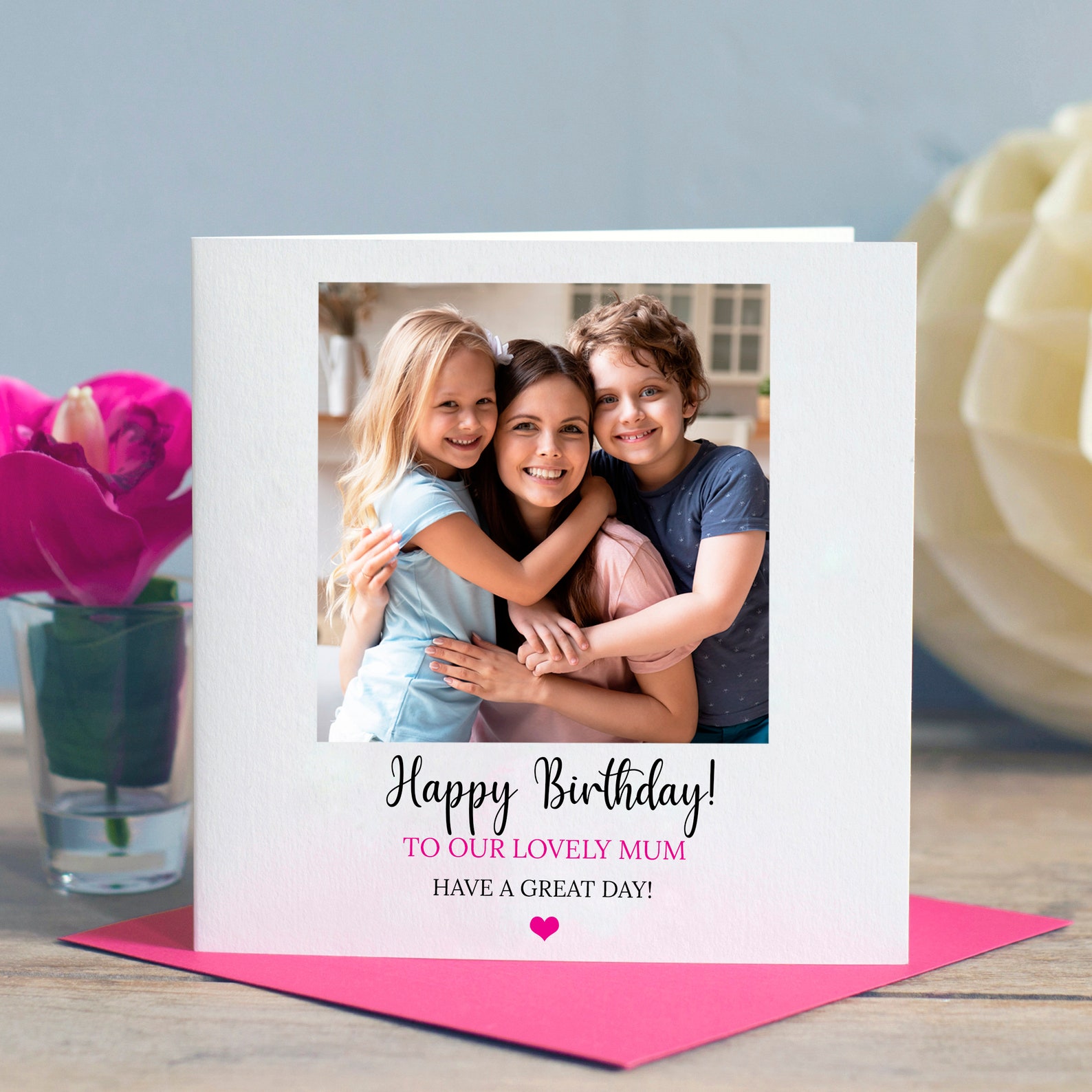 Personalised Mum Birthday Card Mum Photo Card Personalised - Etsy