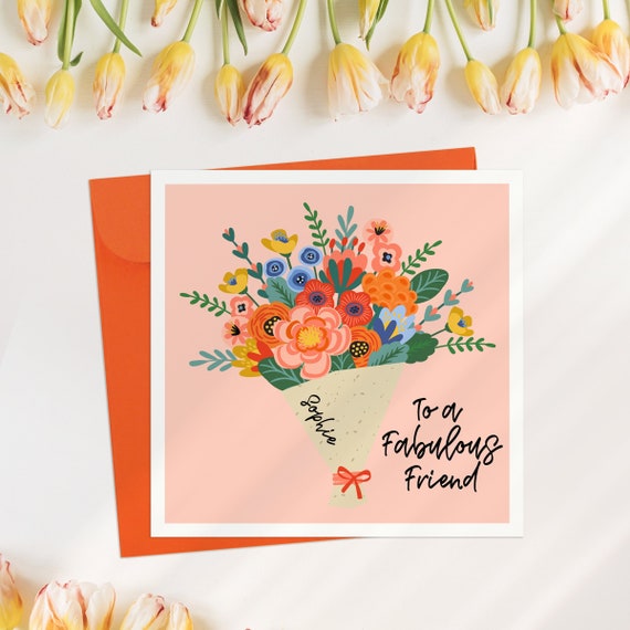 Greeting Cards Paper We go together Grease Lyrics Bestie Birthday Card ...