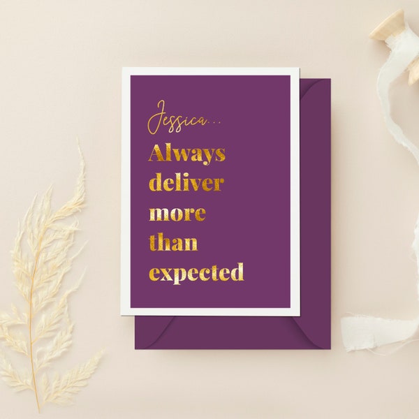 Gold Foil Quote - Etsy