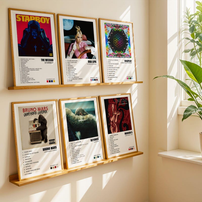 Set of 3 Prints Songs - Etsy UK