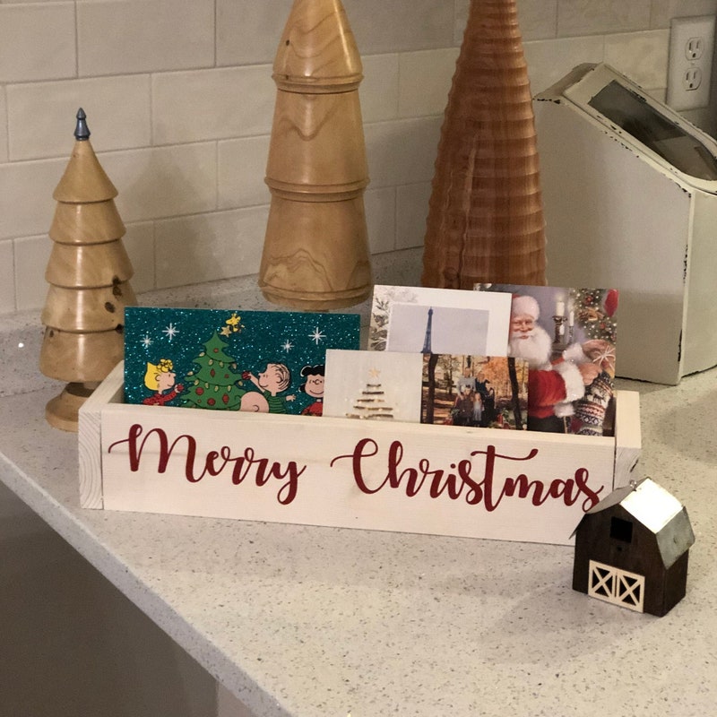 Christmas Card Holder - Etsy