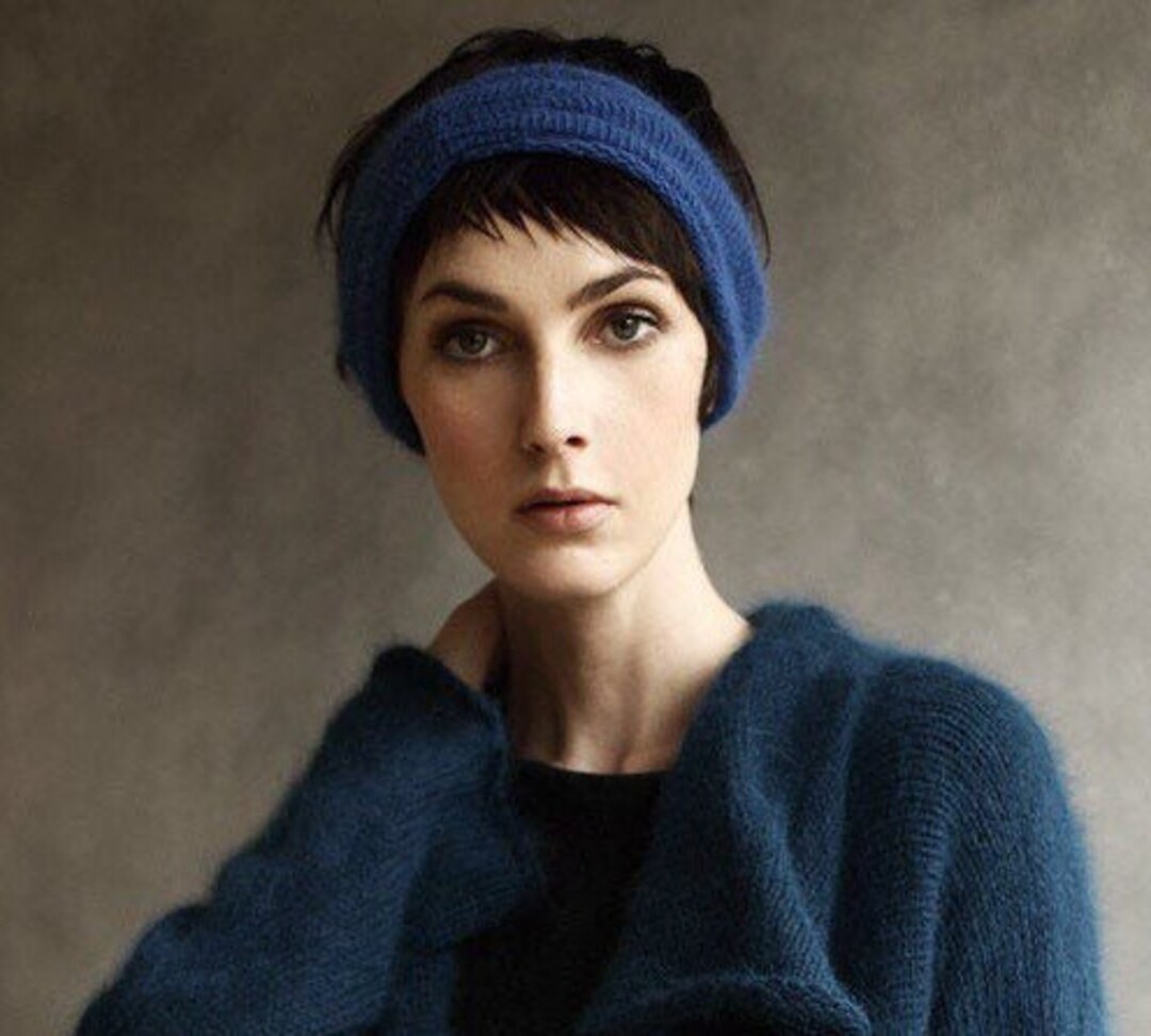 Angora Headband / Fluffy Soft Wool Hand-made in the UK / Ear Warmer ...