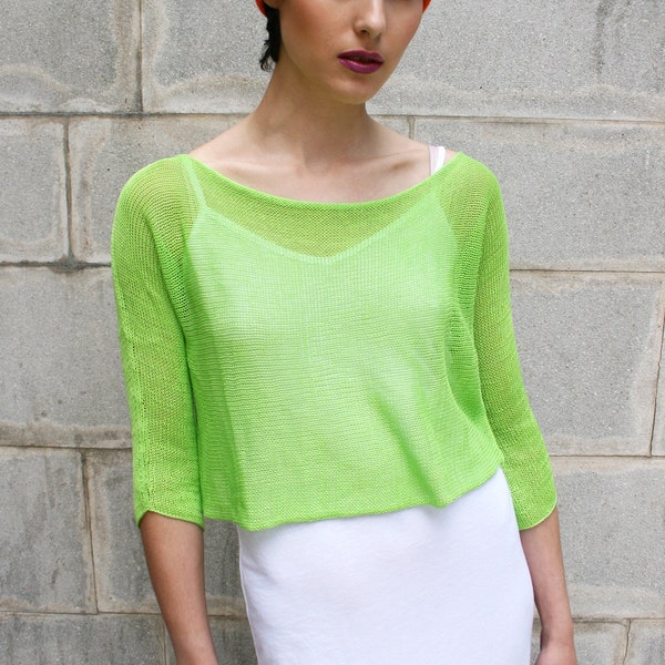 Neon Knit Cardigan - Etsy