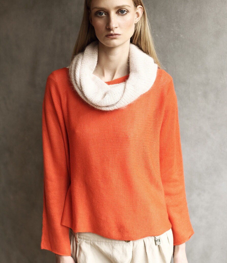Merino Wool Sweater, Hand Knitted Jumper , Long Sleeved Woolly Boat ...