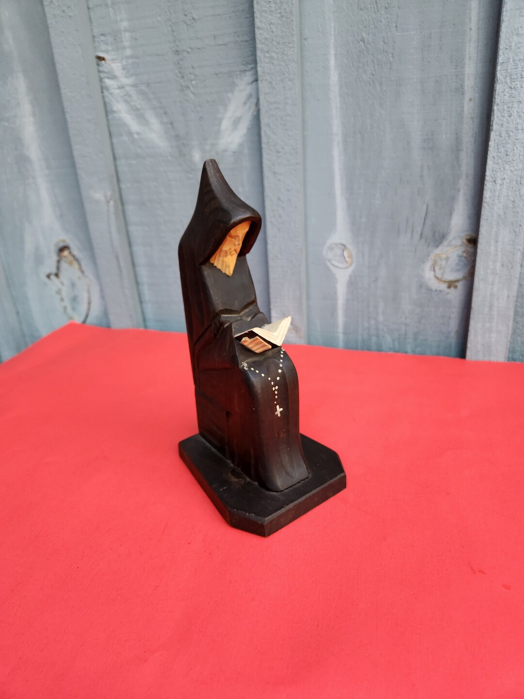 Monk Reading Bible Wood Carving - Etsy