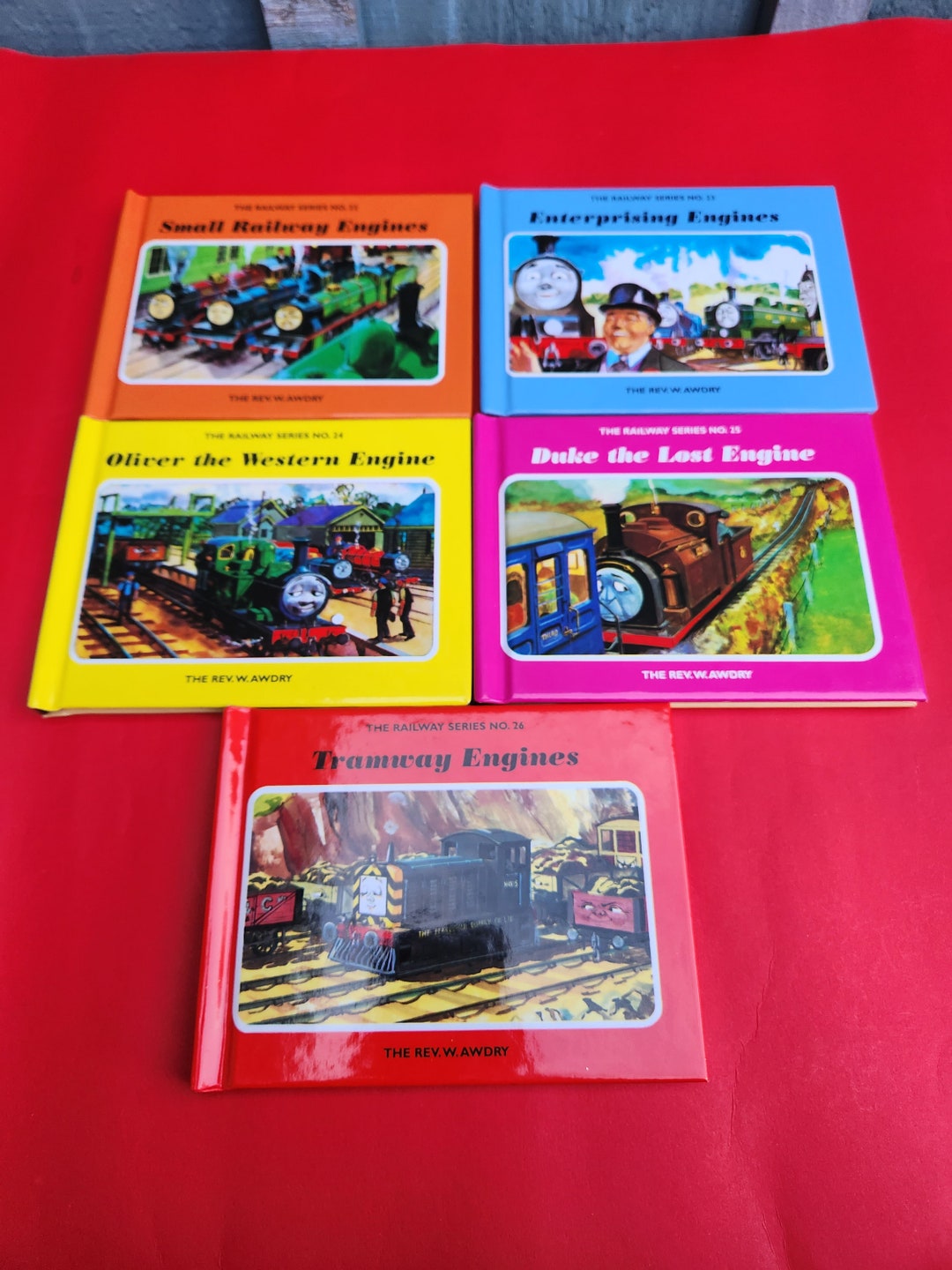 The Railway Series Books 22, 23, 24, 25 &26 by the Rev W. Awdry ...