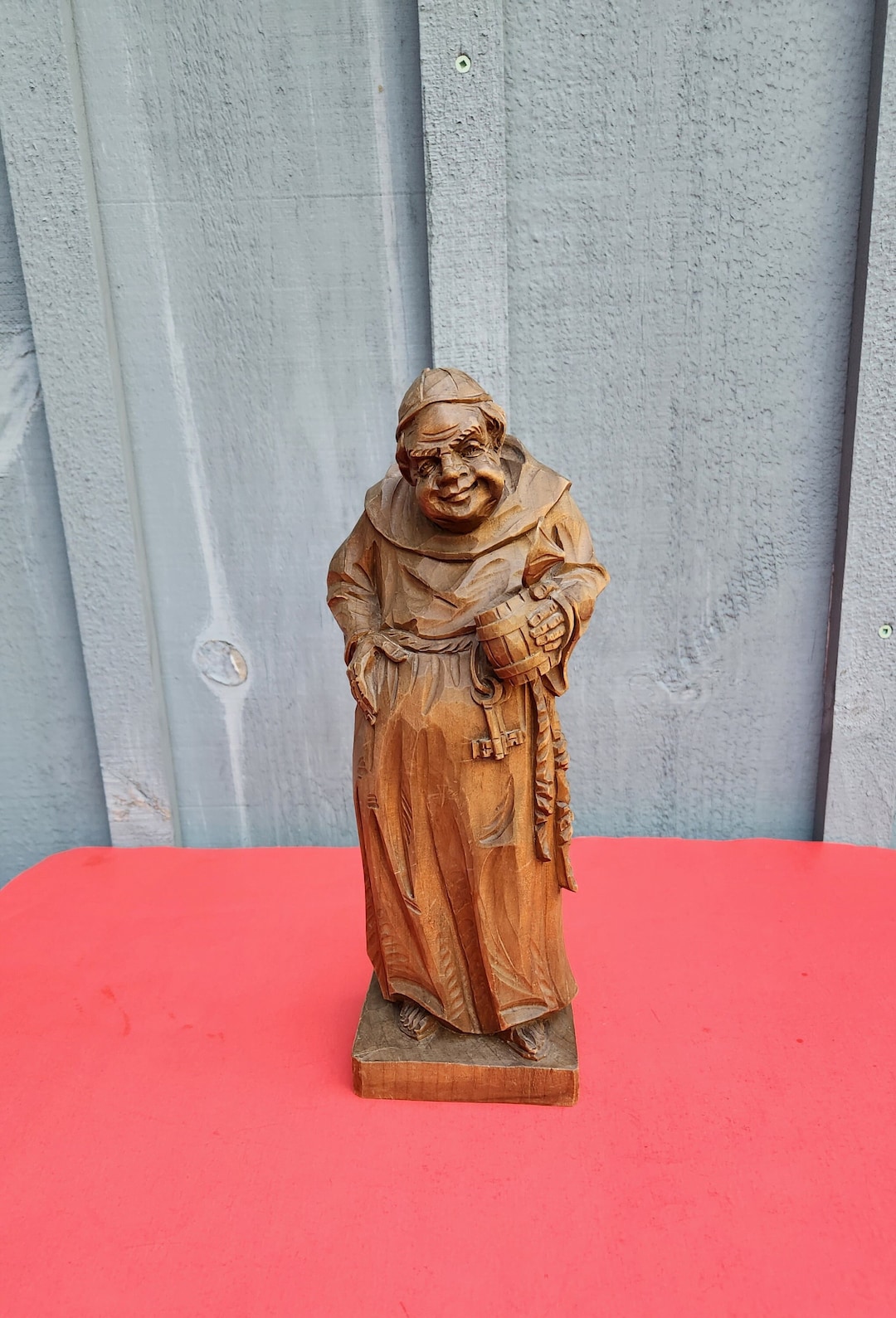 Josef Buhner Oberammergau Germany Wood Carving of Friar Monk - Etsy