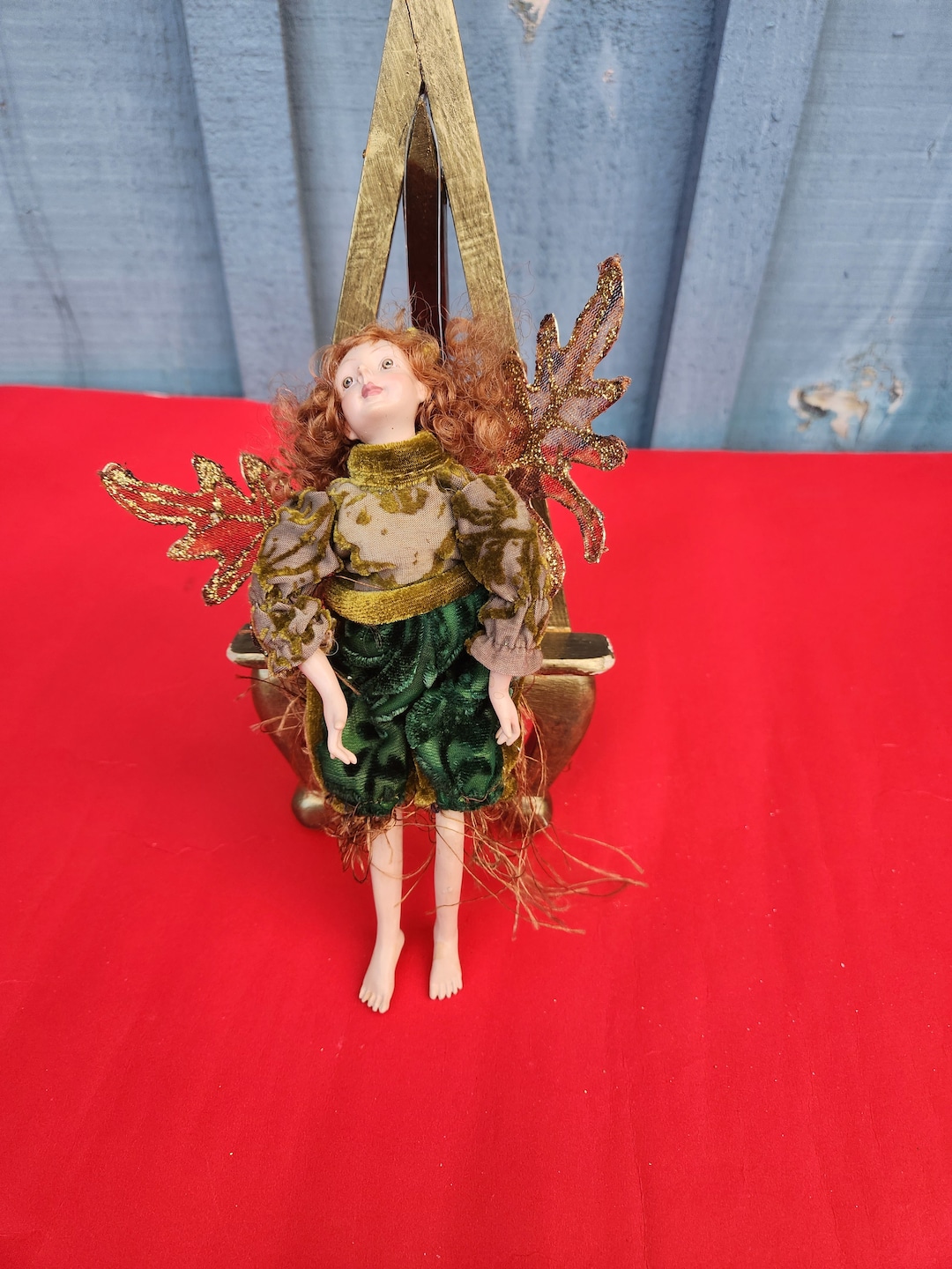 Winward Woodlands Fairy Doll Ornament Vintage Winged Fairy - Etsy