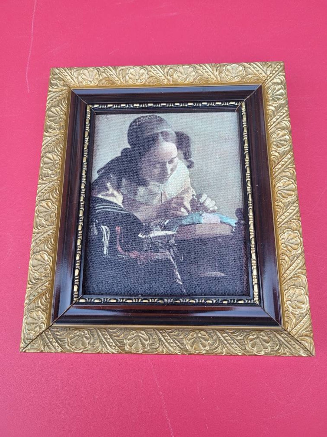 Vintage the Lace Maker Print by famous - Etsy