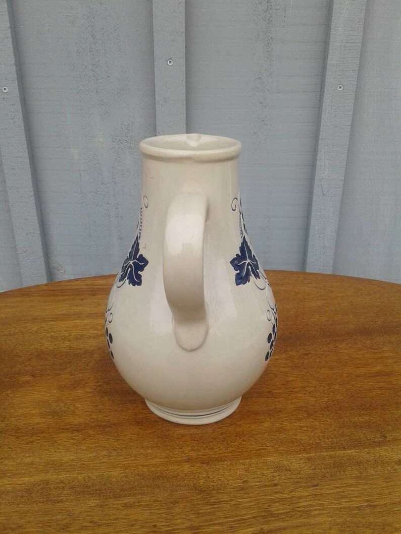 Vintage Wick Werke Pottery Gray and Blue Salt Glaze Hotel - Etsy