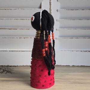 Ndebele Doll South African Beaded Fabric Doll Ceremonial Folk Art - Etsy