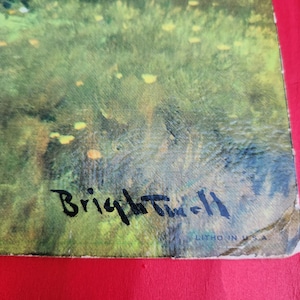 Walter Brightwell 8 10 Inch Litho in U.S. Signed Brightwell Unframed - Etsy
