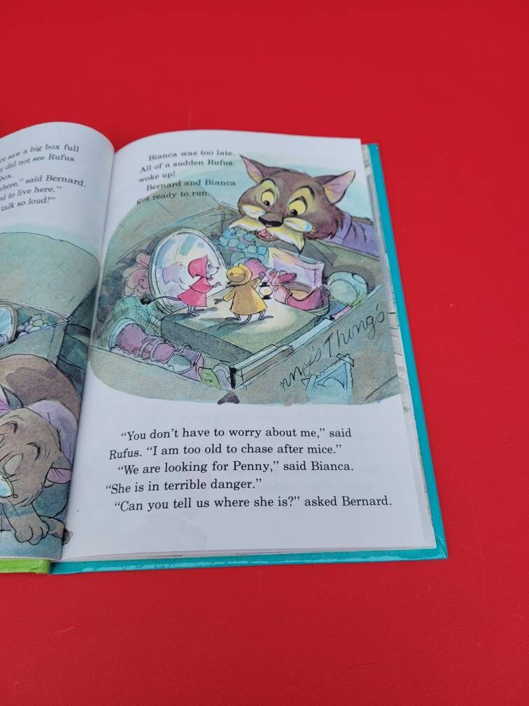 The Rescuers Children's Book Copyright 1977 | Etsy