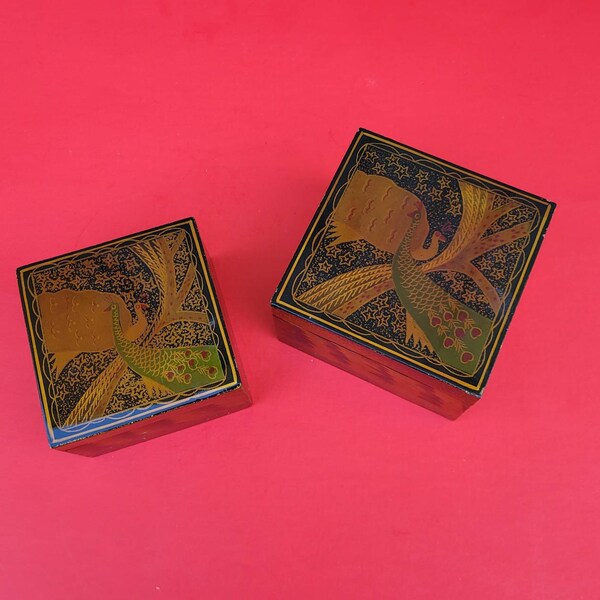 Chinese Lacquer Boxes - Etsy