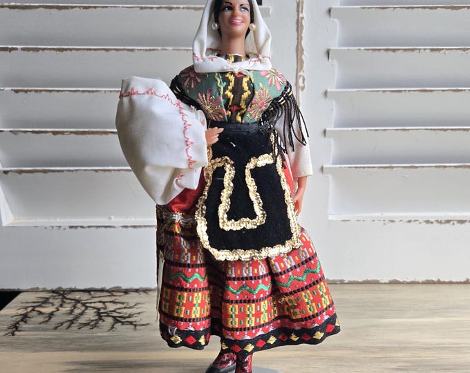Marin Chiclana Spanish Lagarterana Souvenir Doll - Etsy