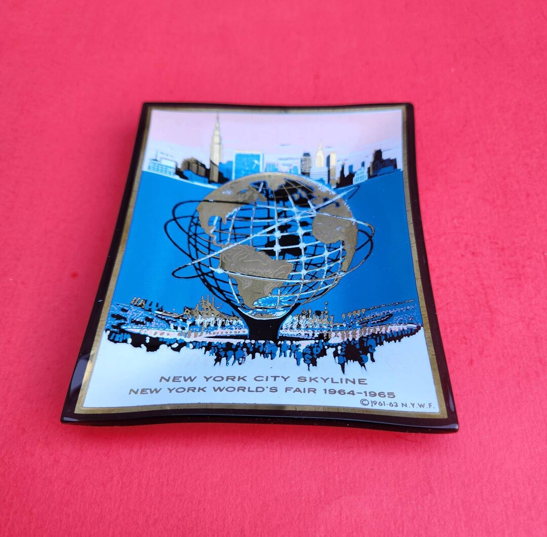 New York World's Fair 1964 1965 Houze Art Glass Advertising Souvenir ...