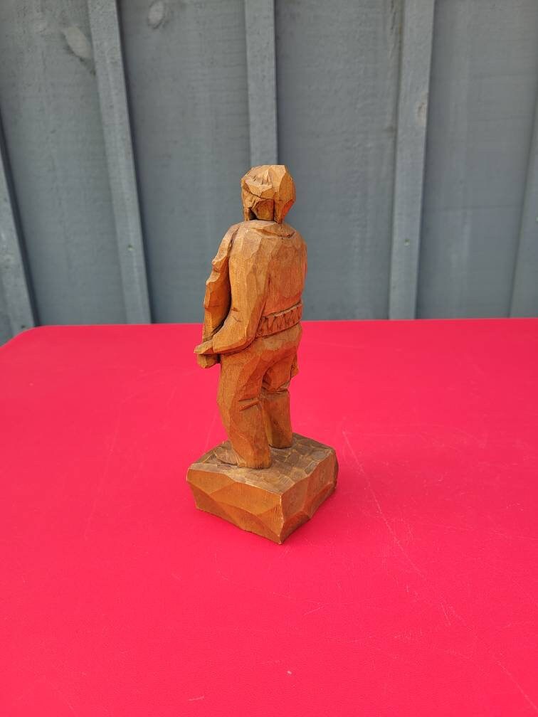 Vintage V. Fortin Wood Carving of Fiddler Quebec Canada Folk - Etsy Canada