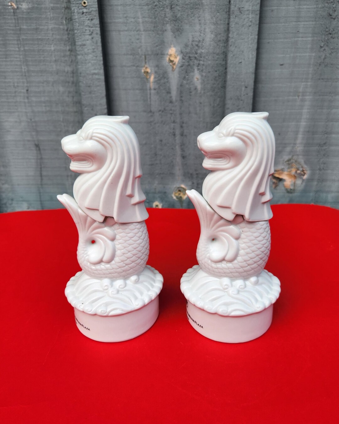 Westin Hotel Singapore Merlion Drink Decanters Pair - Etsy