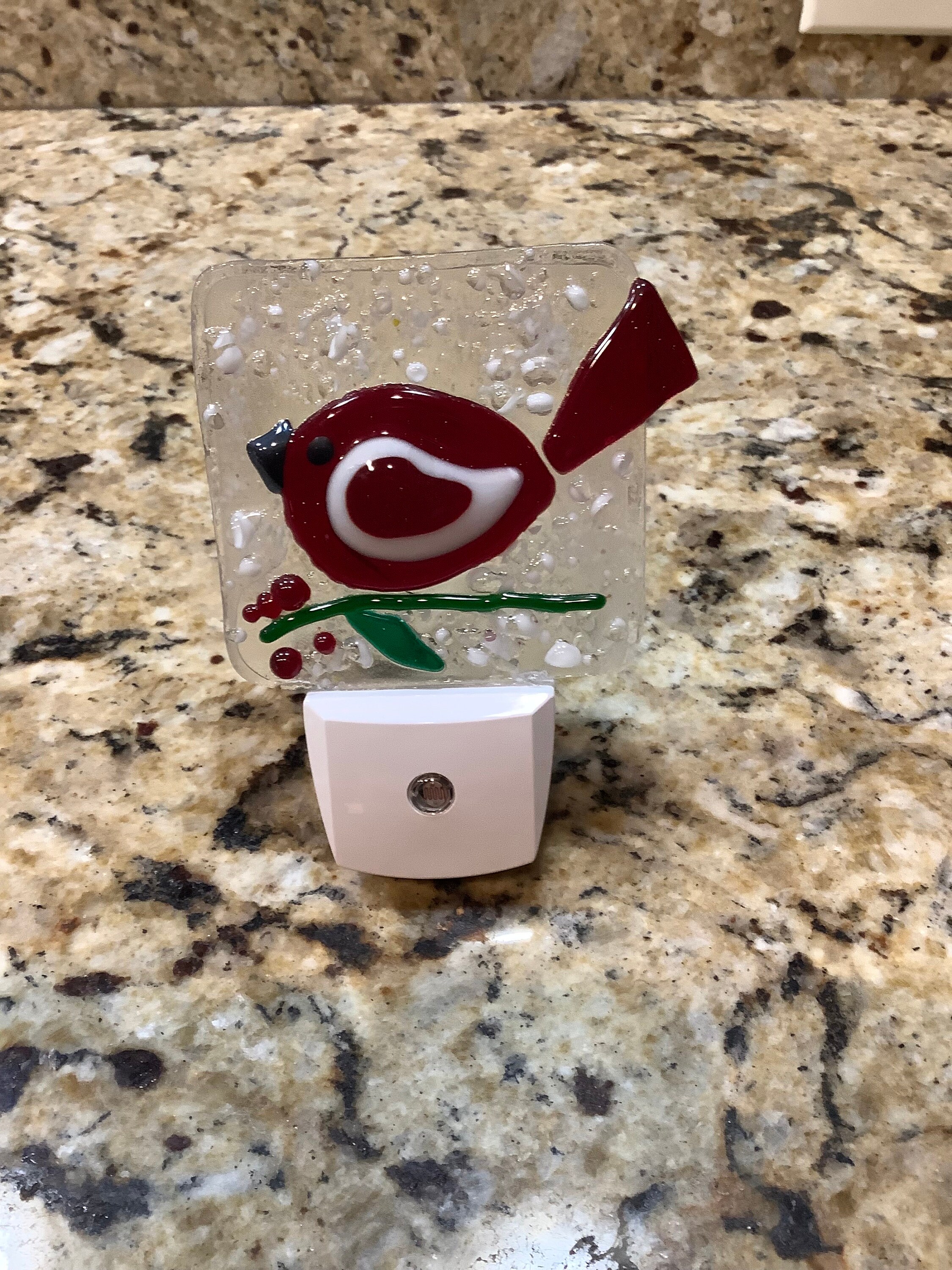 Fused Glass Night Light - Etsy