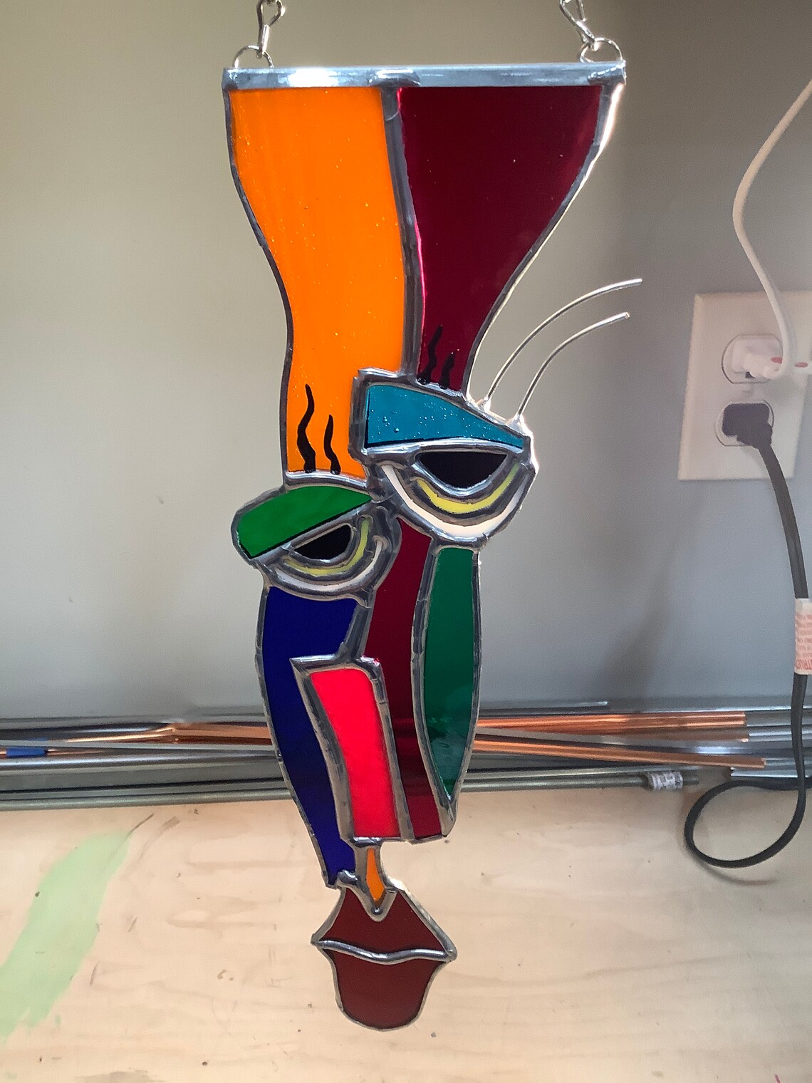 Funky Art Sun Catcher - Etsy