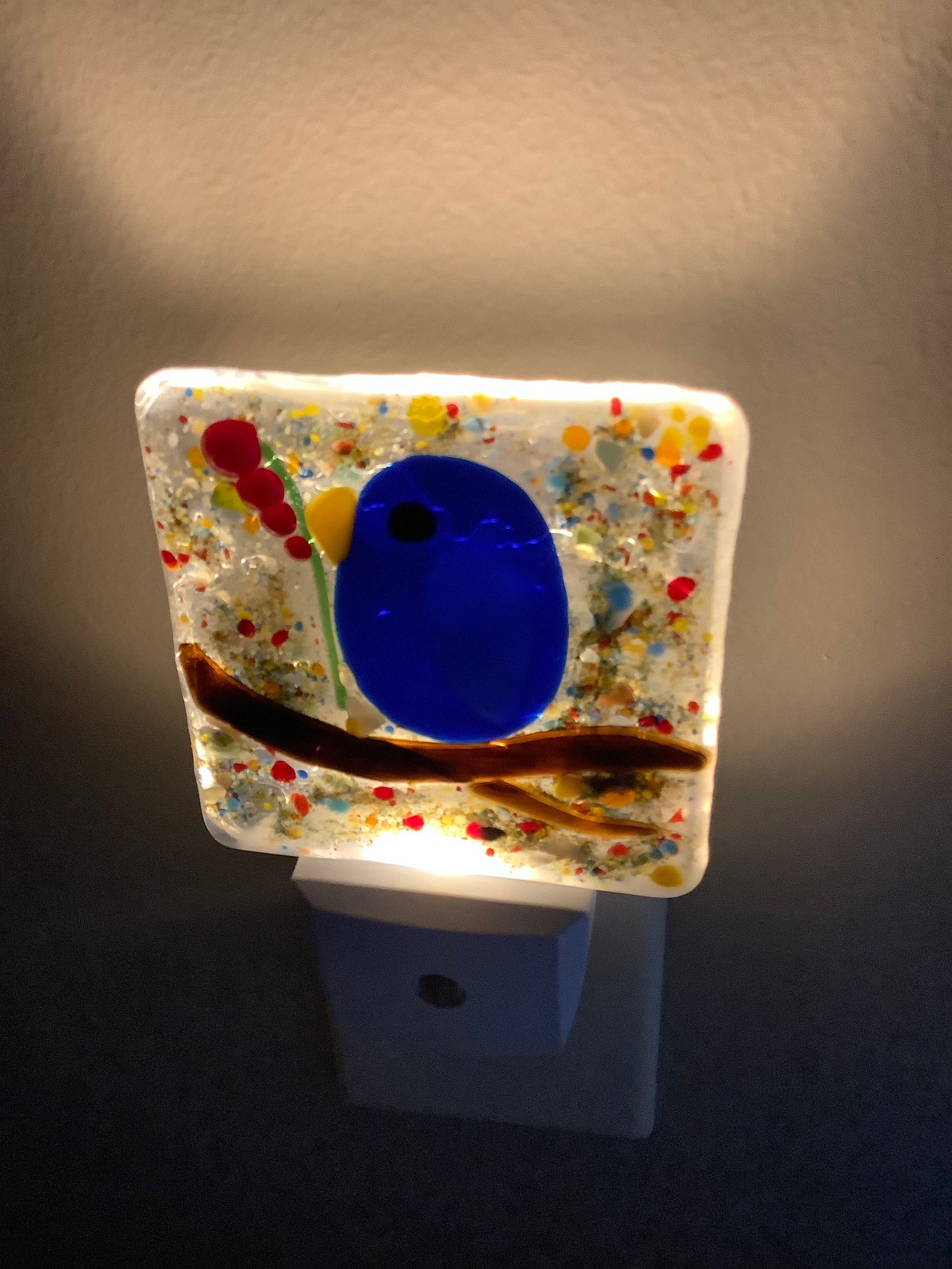 Fused Glass Night Light - Etsy