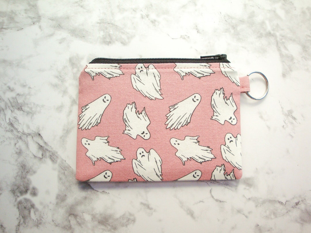 Ghosts Zipper Pouch, Coin Pouch, Coin Purse, Gift for Her, Small Credit ...