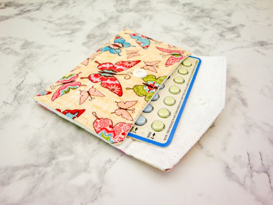 Butterfly Mini Wallet, Reusable Gift Card Holder, Business Card, Cute ...