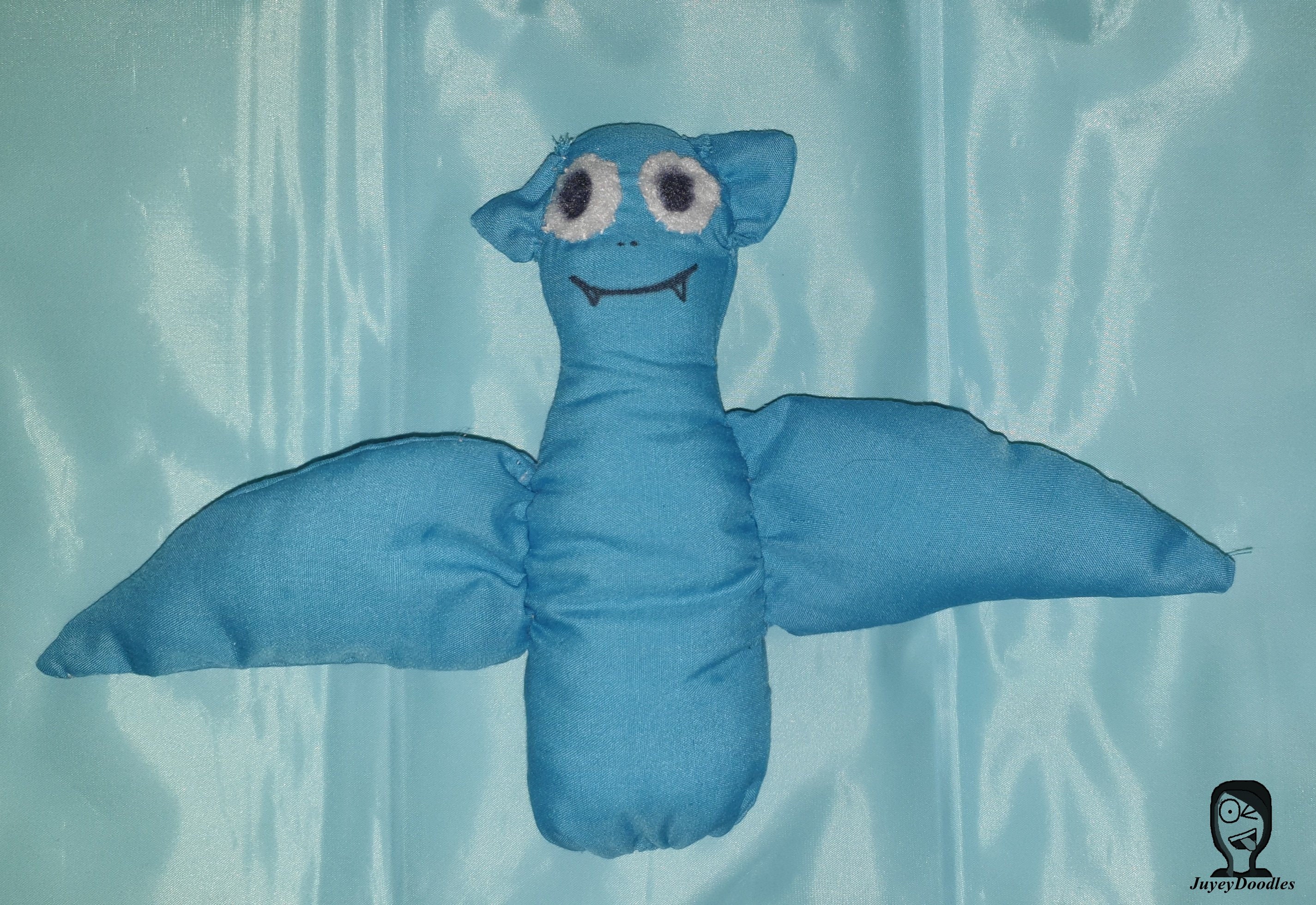 Plain Blue Bat Plush Handmade | Etsy