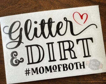 Mom of Both Decal | Etsy