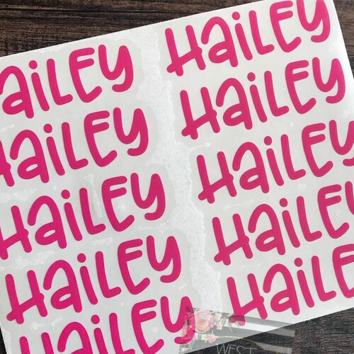 Name Decals School Supplies Labels Personalized Name - Etsy