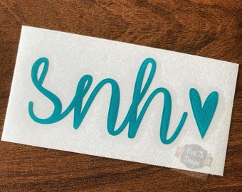 Initial Car Decal | Etsy