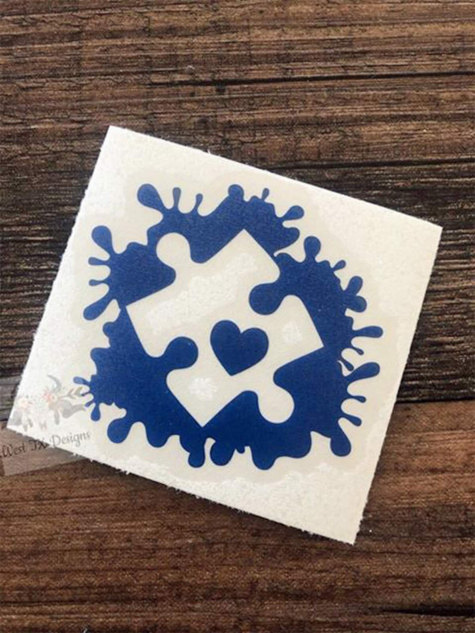 Autism Decal Autism Puzzle Piece Autism Awareness Puzzle | Etsy