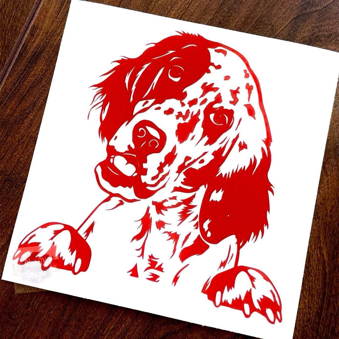 English Setter Decal | English Setter Sticker | Dog Decal | Dog Sticker ...