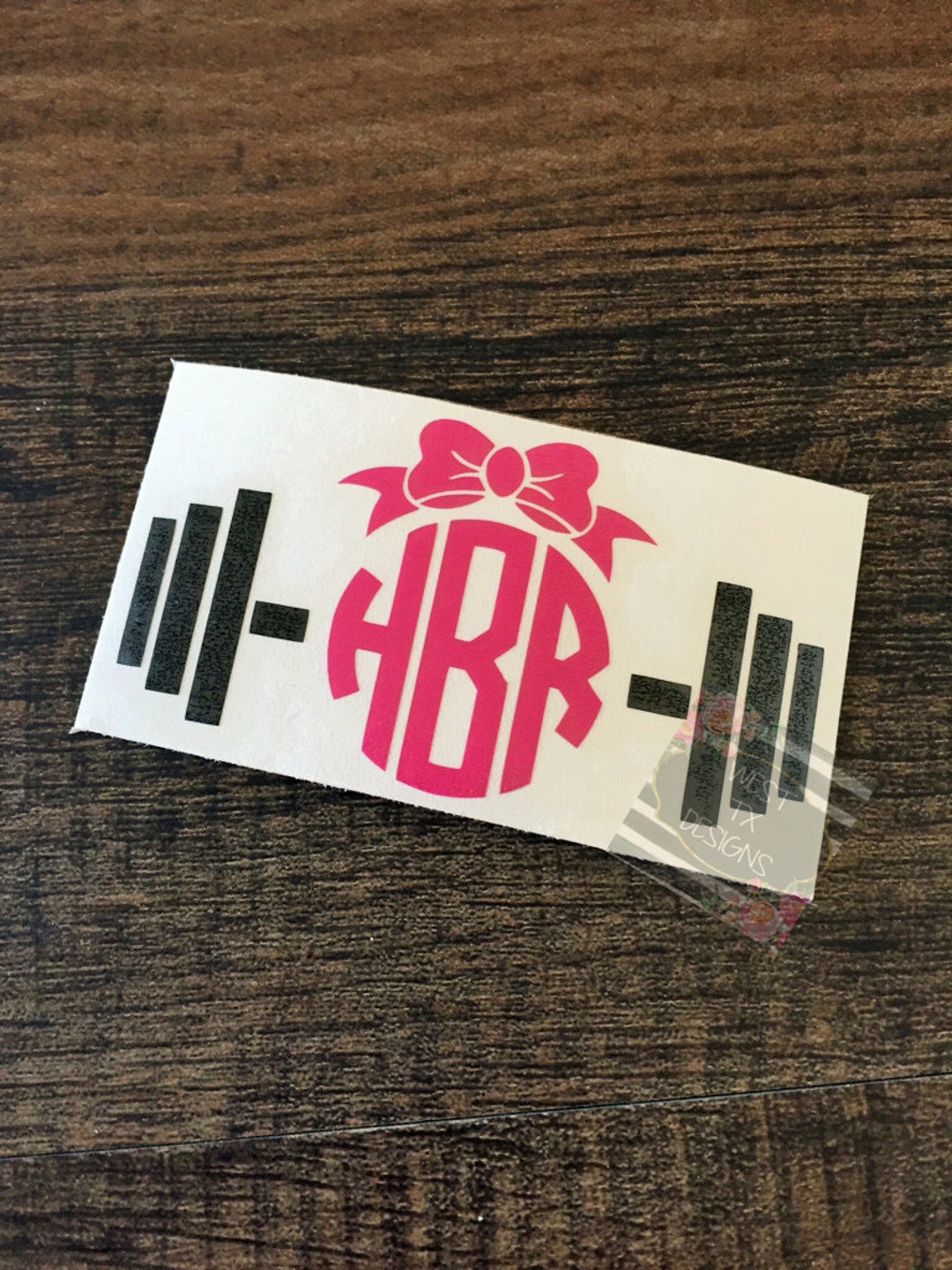 Barbell Decal | Fitness Decal | Women Fitness | Workout Decal ...