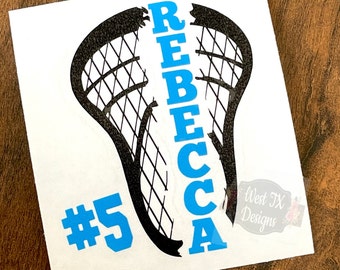 Lacrosse Decal - Etsy